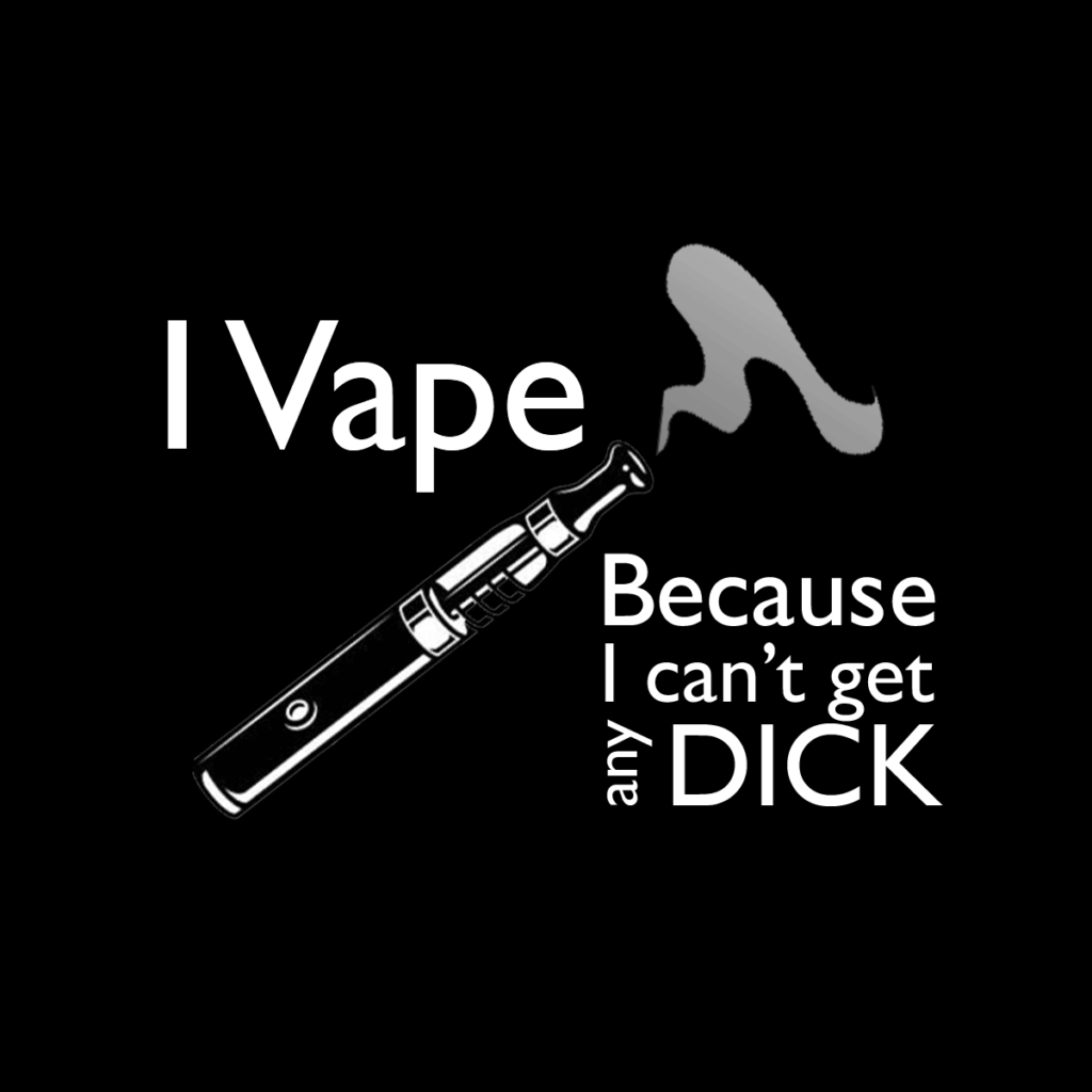I Vape Black Tee | Nut Up America